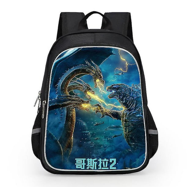 Godzilla Print School Bag Kids Waterproof Backpack - Walmart.ca
