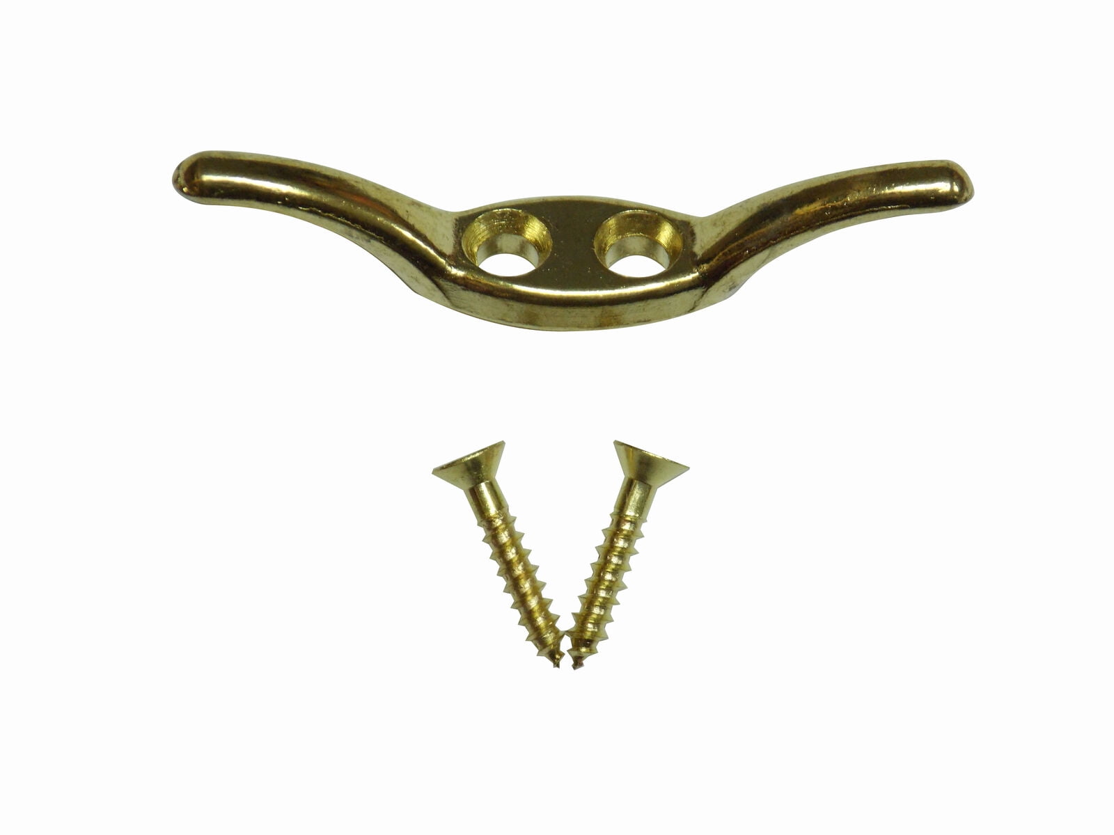 2 1/2" Shiny Brass METAL CORD CLEAT for Woven Woods, Roman and Pleated ...