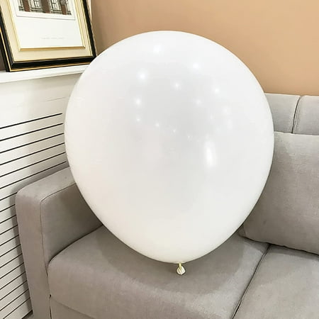 8 Pcs White 36 inch Latex Balloons Helium Giant Balloons for Birthday ...