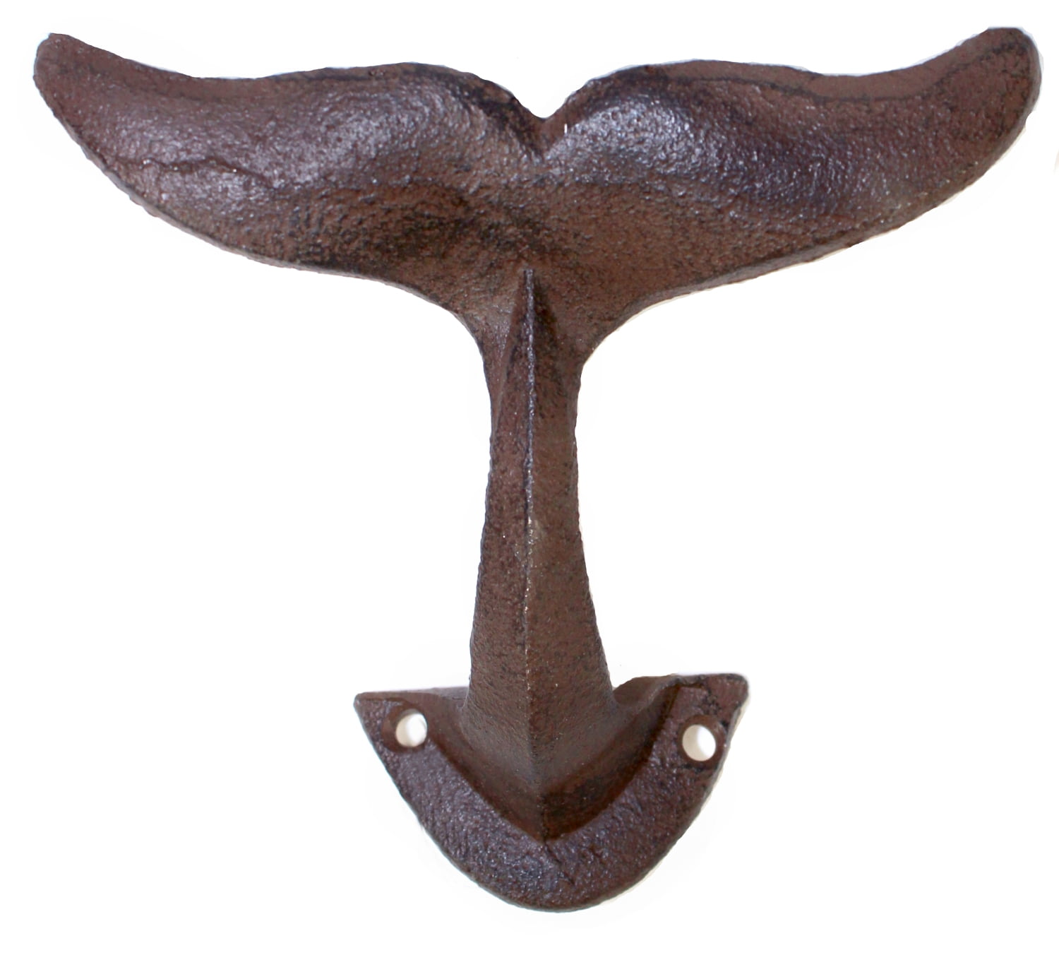 Whale Tail Wall Hook Cast Iron Antiqued Brown Finish 5 Inches - Walmart.com