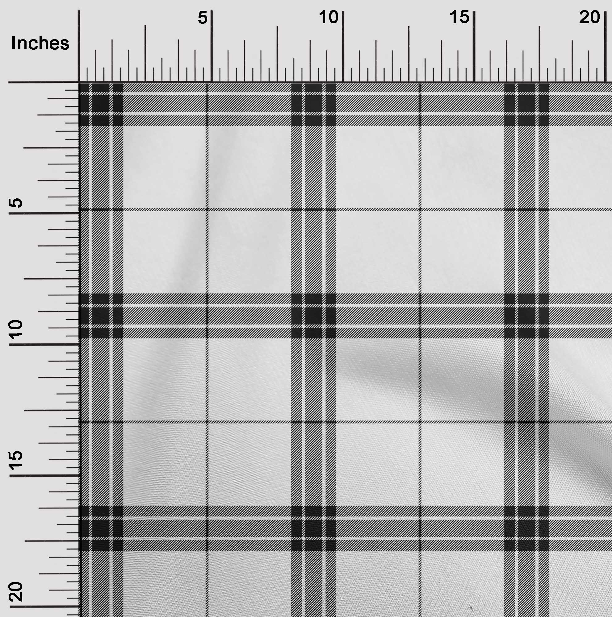 oneOone Cotton Poplin Fabric Tartan Check Print Fabric BTY 56 Inch Wide ...