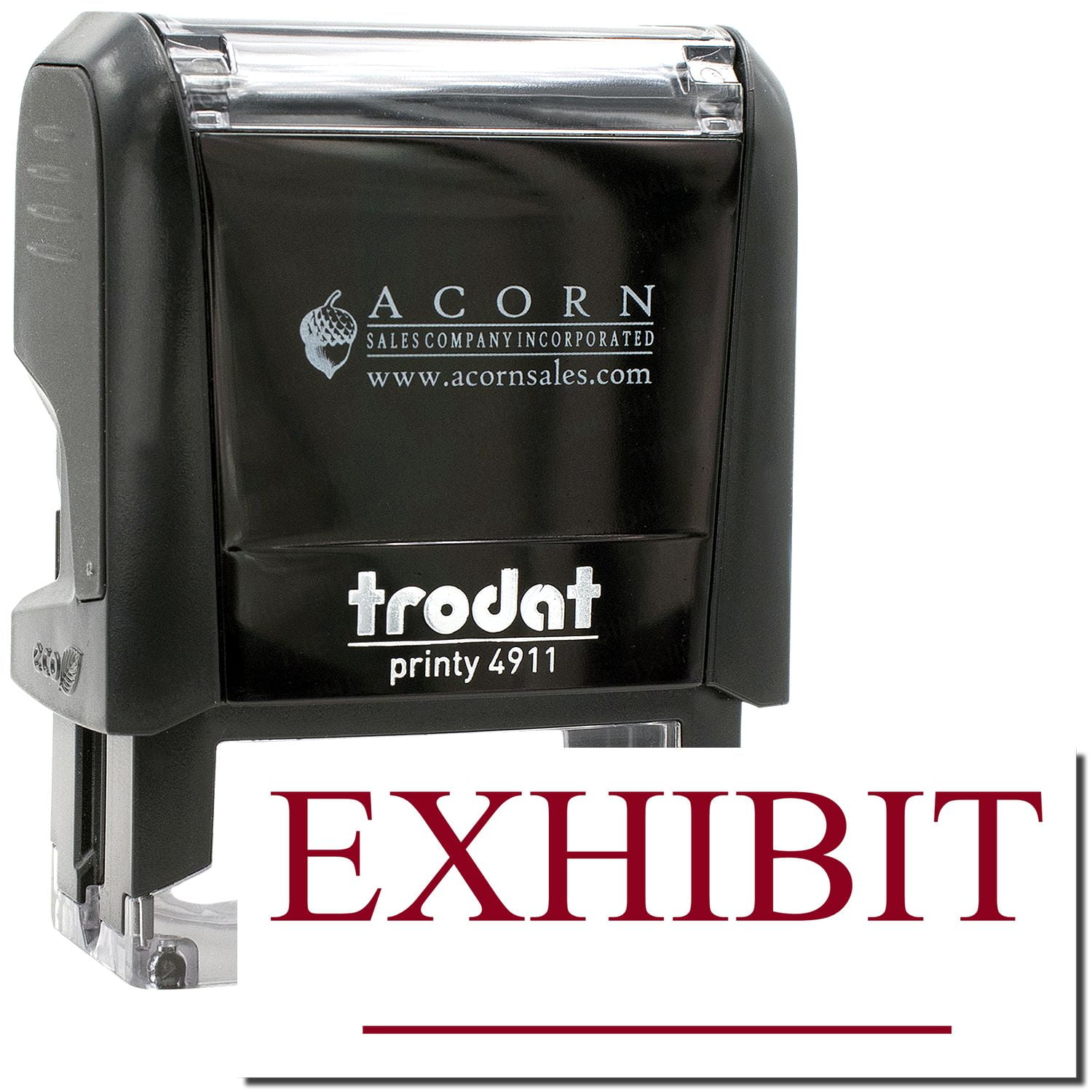 Self-Inking Exhibit Stamp, Trodat Printy 4911, Press and Print Stamping ...