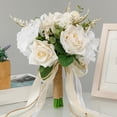 Aellinatey Artificial Flower Bride Bouquet Simulation Handheld Flower ...