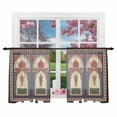 Archway Columns Sheer Curtains for Living Room Bedroom, Vintage Ethic ...