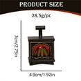 1PC Dollhouse Fireplace Night Light Desktop Dress Up Desk Decoration ...