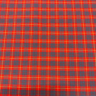 Plaid Patchwork Blue Red Black Yellow Cotton Yarn-dyed Yarn Dyed Fabric ...