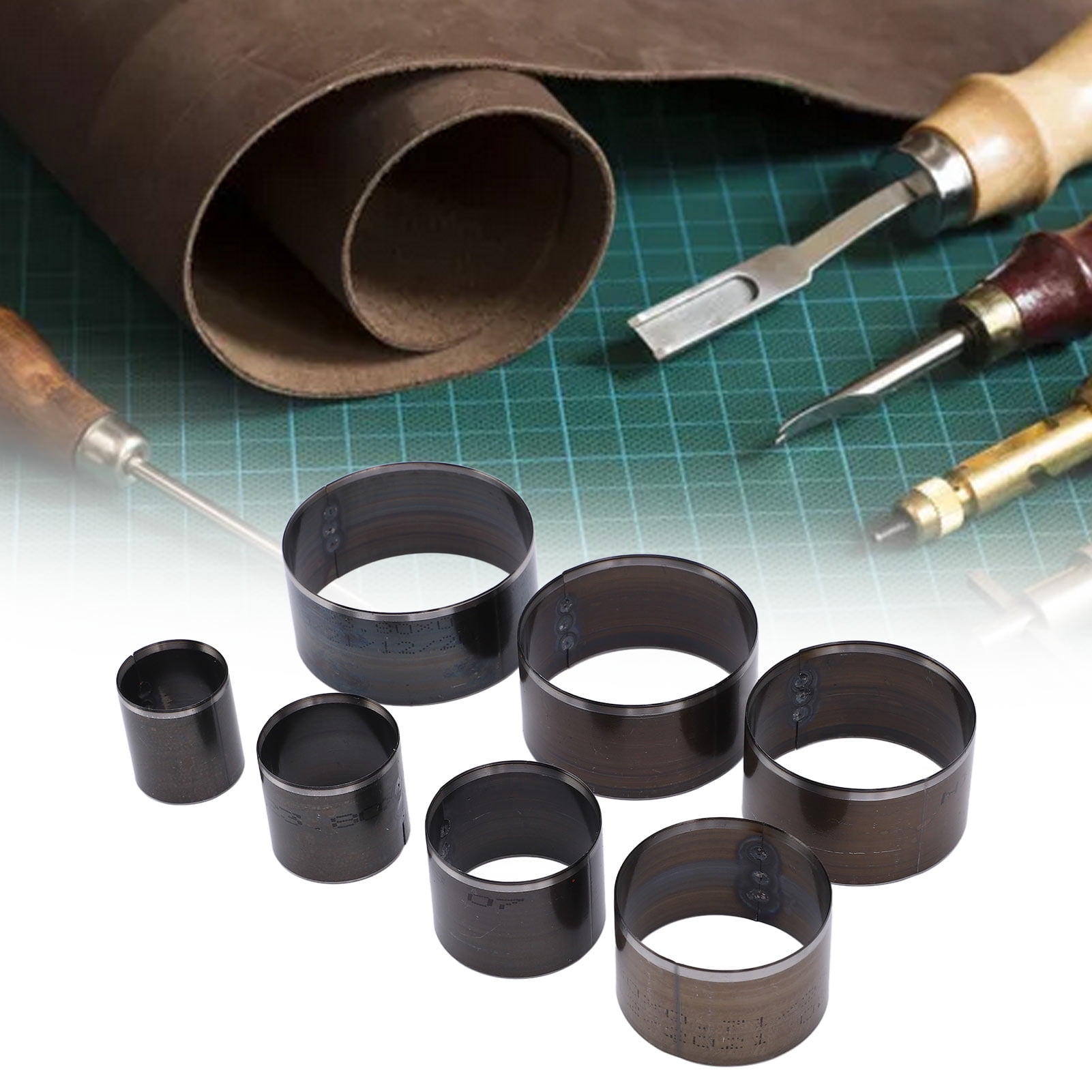 Click here for Zaqw 7 Pcs Hole Hollow Punch Cutter Set Round Leat... prices