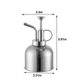 Latrodar Plant Spray Bottle Stainless Steel Watering Can For Indoor ...