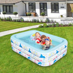 Summer Waves 3D Quick Set Round Family Round Swimming Pool, 7 ft ...