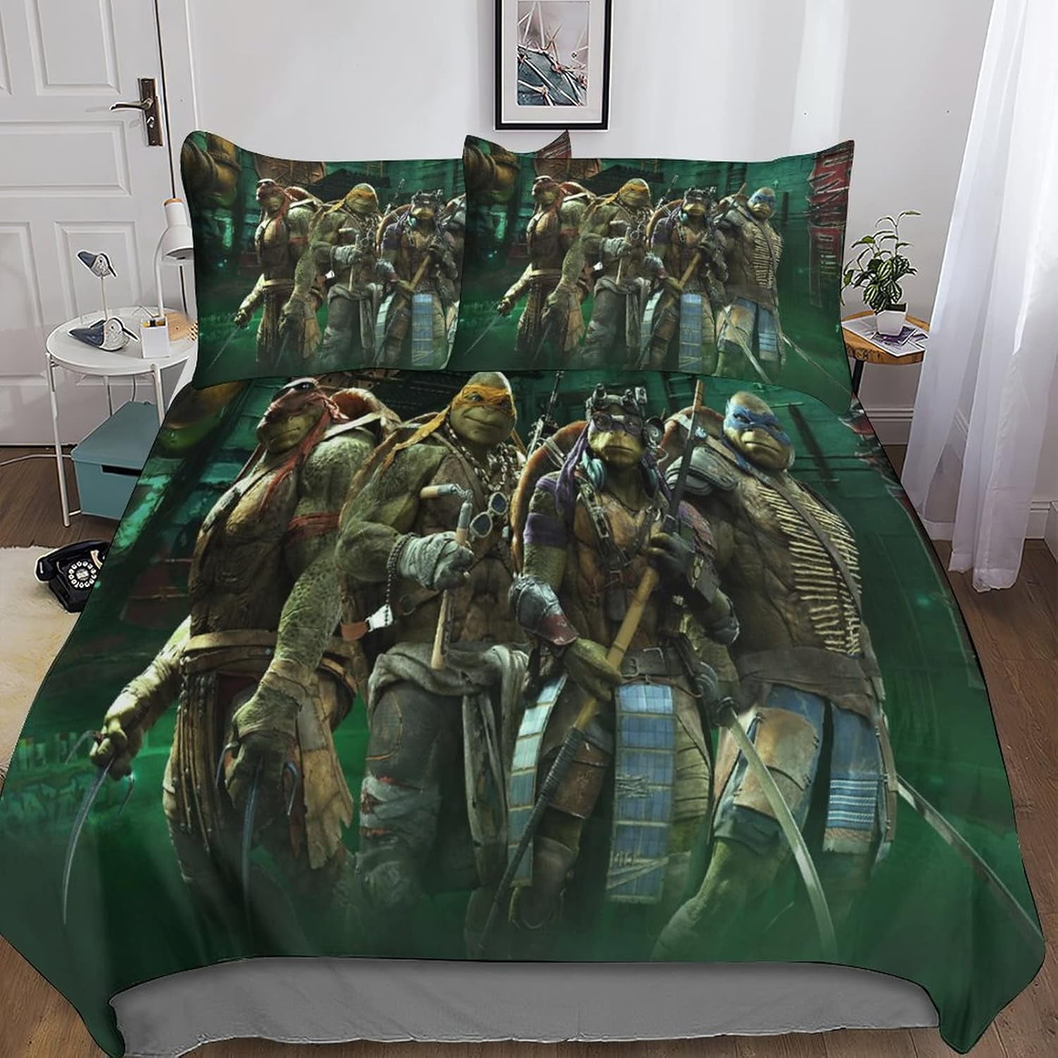 Click here for Yingd Ninja Turtle Bedding Set 3d Movie Duvet Cove... prices