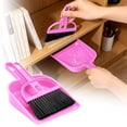 CMrtew Small Dustpan and Brush Set, Whisk Broom Dust Pan with Handle ...