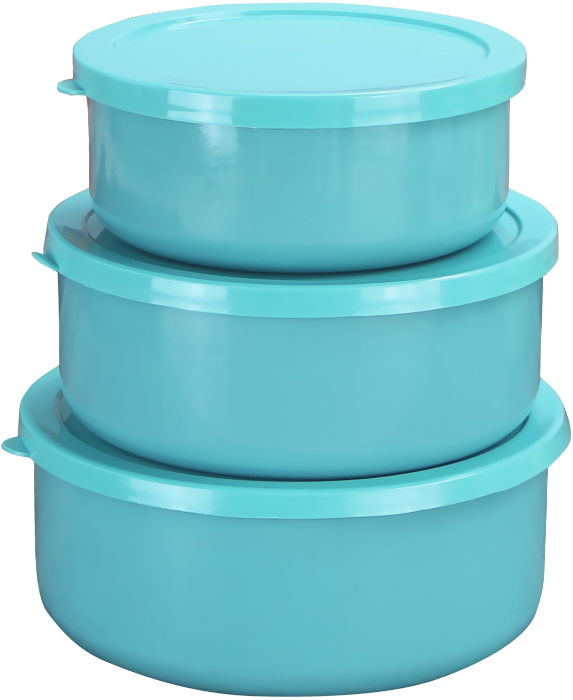 Calypso Basics, 6pc Bowl Set, Turquoise - Walmart.com