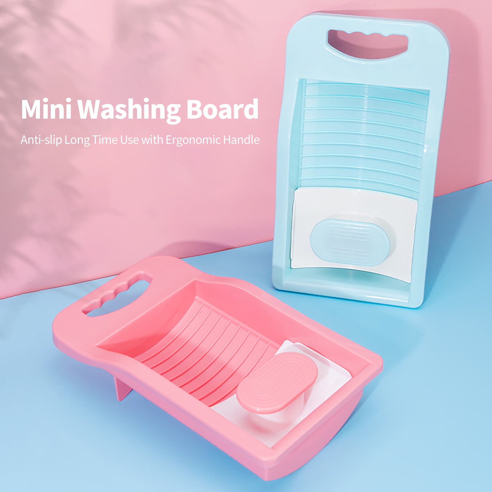 Hesroicy Mini Washing Board Anti-slip Long Time Use with Ergonomic ...