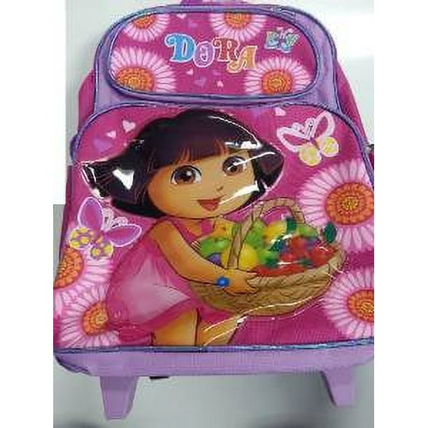 Large Rolling Backpack - Dora the Explorer - Dity Daisy New School Bag ...