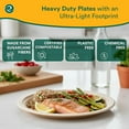 9 Inch Compostable Disposable Paper Plates [100 Pack] Food Safe 100% ...