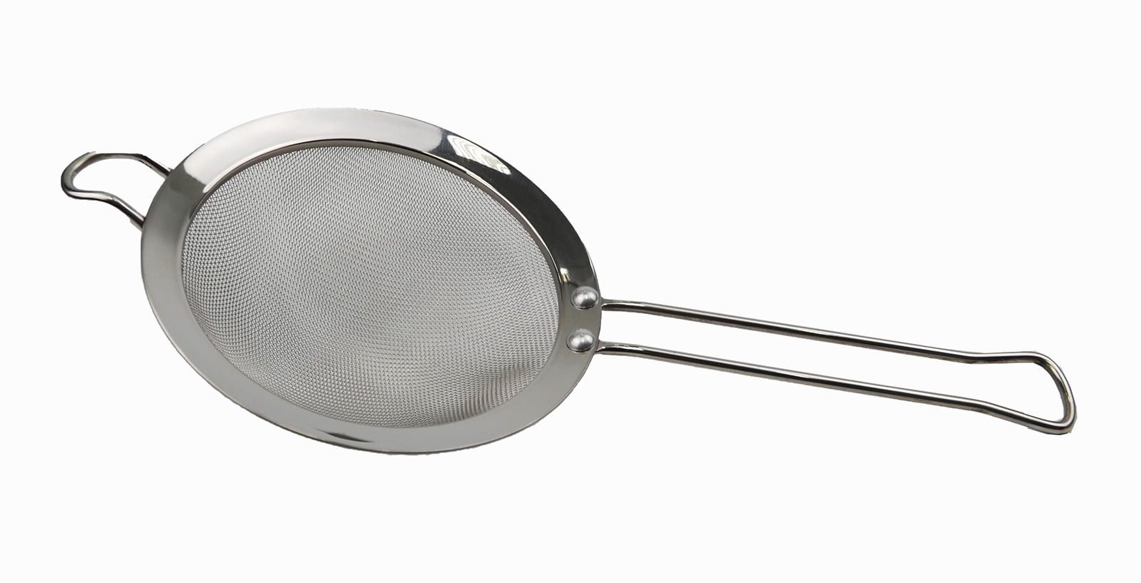 Stainless Steel Mesh Strainer with Straight Handle - Round Sieve ...
