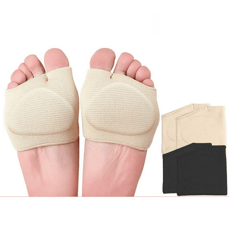 HEIBIN 2 Pack Foot Pads with Gel Insole Pad to Relieve Metatarsalgia ...