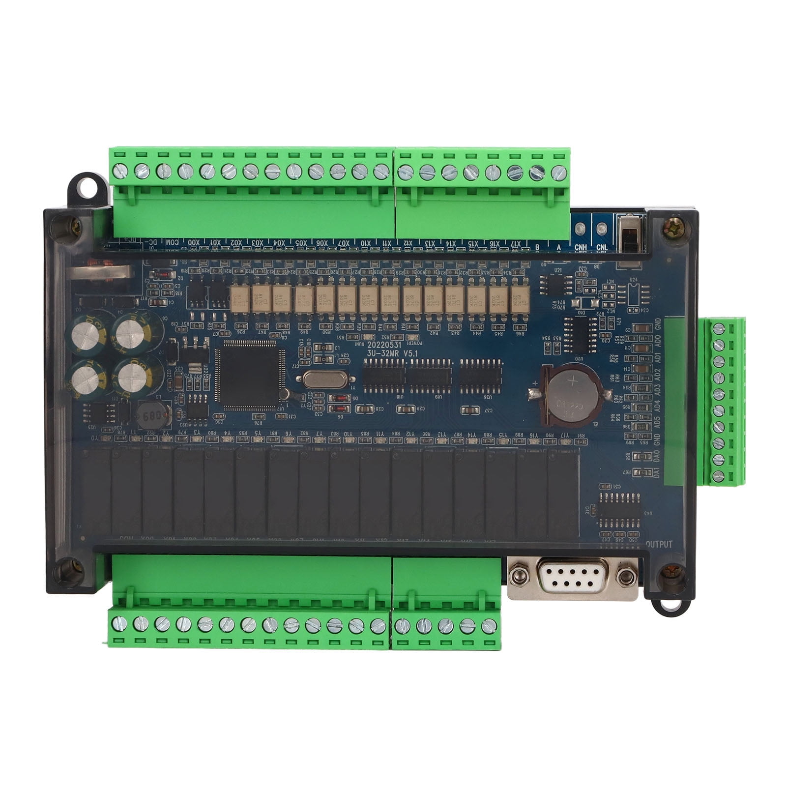Controlador lógico programable, tablero de control industrial Módulo de ...