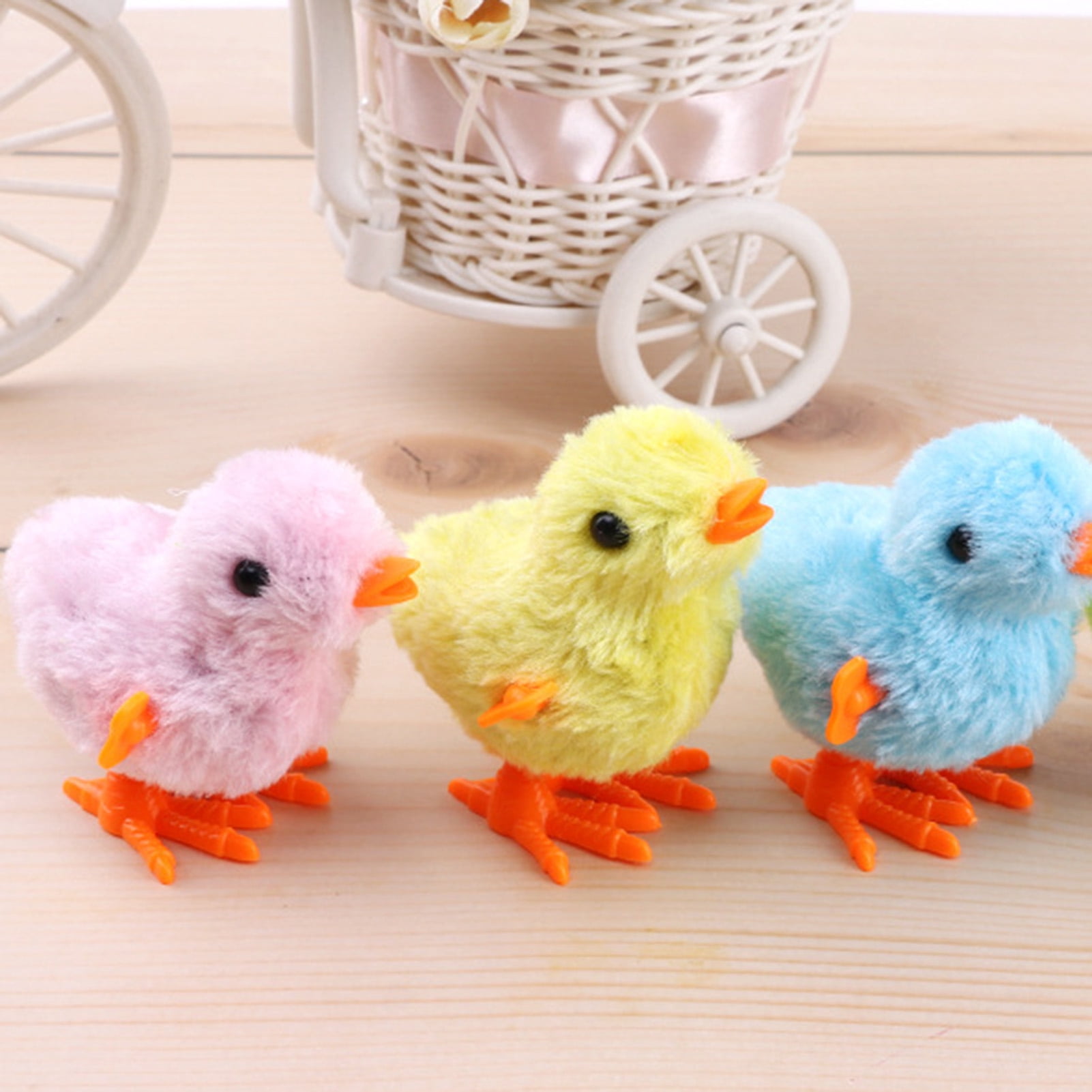wirlsweal Chick Clockwork Toy Cute Animal Doll Interesting Jumping ...