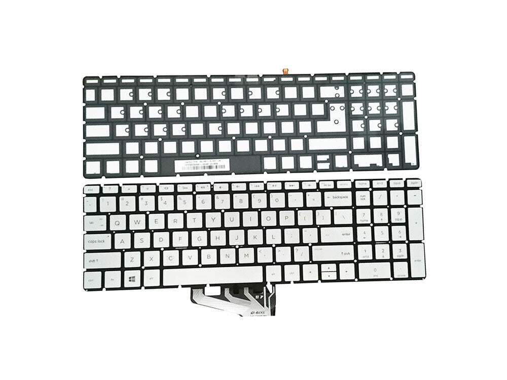 New US Silver English Backlit Laptop Keyboard (Without palmrest) for HP ...