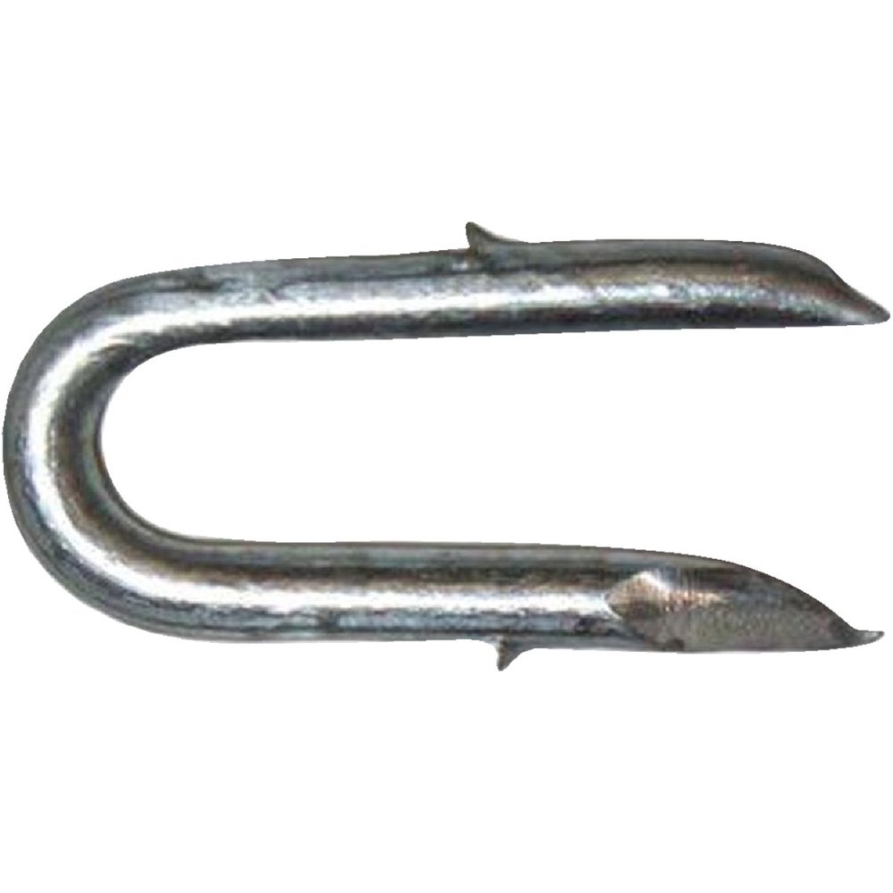 PrimeSource 1 1 4 In 8 Ga Single Barb Galvanized Fence Staple 90 Ct primesource-1-1-4-in-8-ga-single-barb-galvanized-fence-staple-90-ct