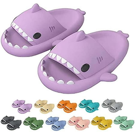 Cloudy Shark Slides, Cloud Sharks, 2022 Summer Cute Shark Slippers For ...