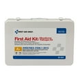 First Aid Only 146 Piece Metal First Aid Kit with BBP Pack, ANSI ...
