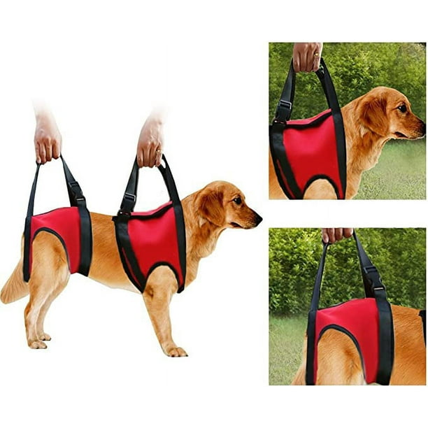 2Types Front and Rear Dog Support Harness Walking Aid Lifting Traction ...