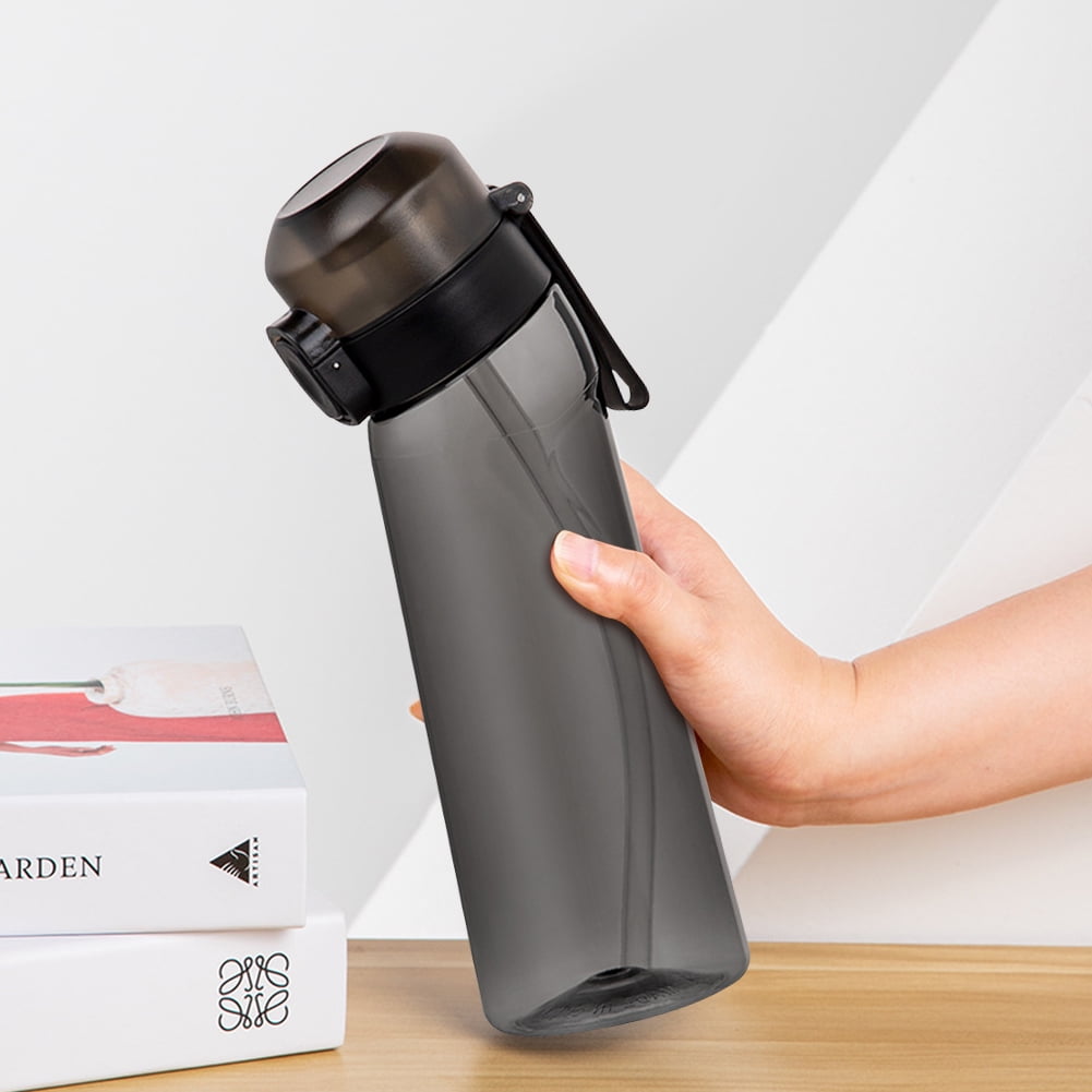 Botella de agua con sabor a cápsula, 650 ml, aroma de fruta a prueba de ...