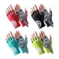 1 Pair Cycling Gloves Nylon Fabric With Sweat Wicking Technology ...