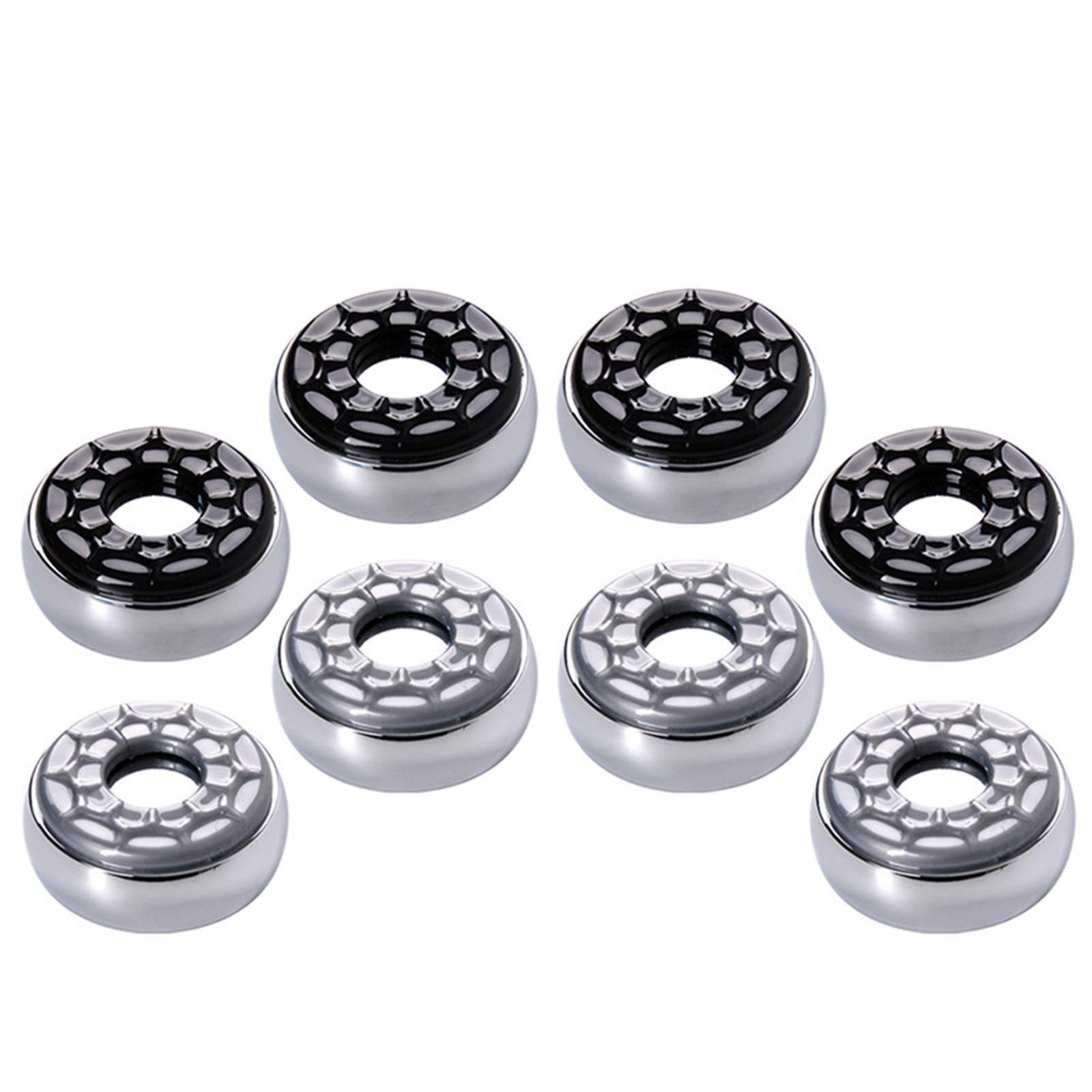 8x Portable Shuffleboard Pucks Multiple Color Matt Surface Adults Home ...