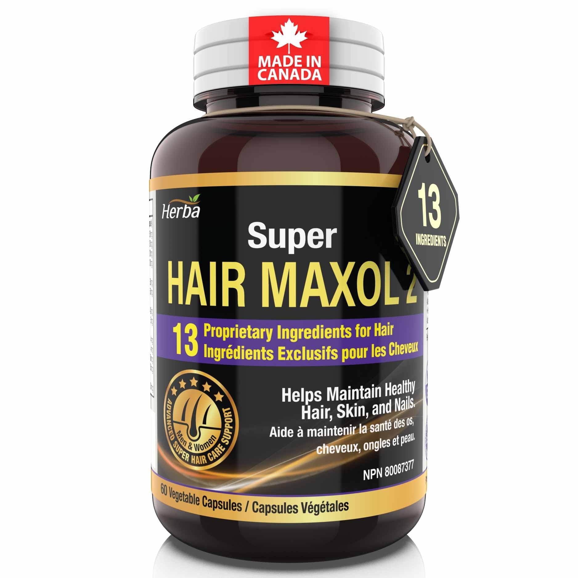 Click here for Herba Hair Maxol 2 - 60 Capsules 13 Natural Ingred... prices