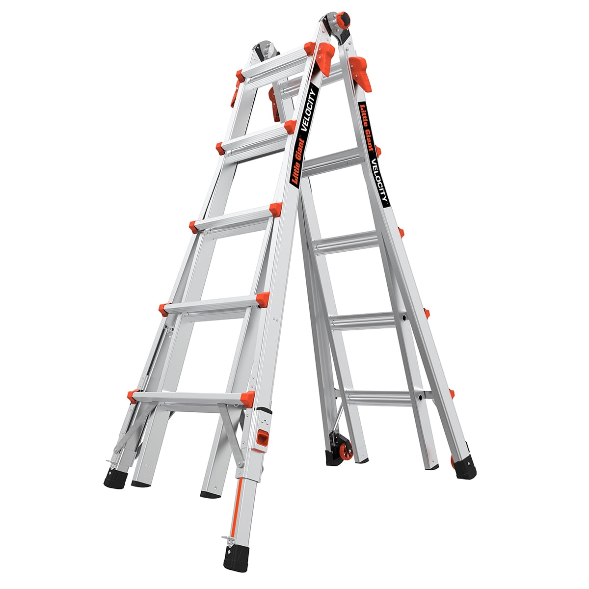 Little Giant Ladder Systems M22 with Leg Levelers Multi-Position Ladder ...