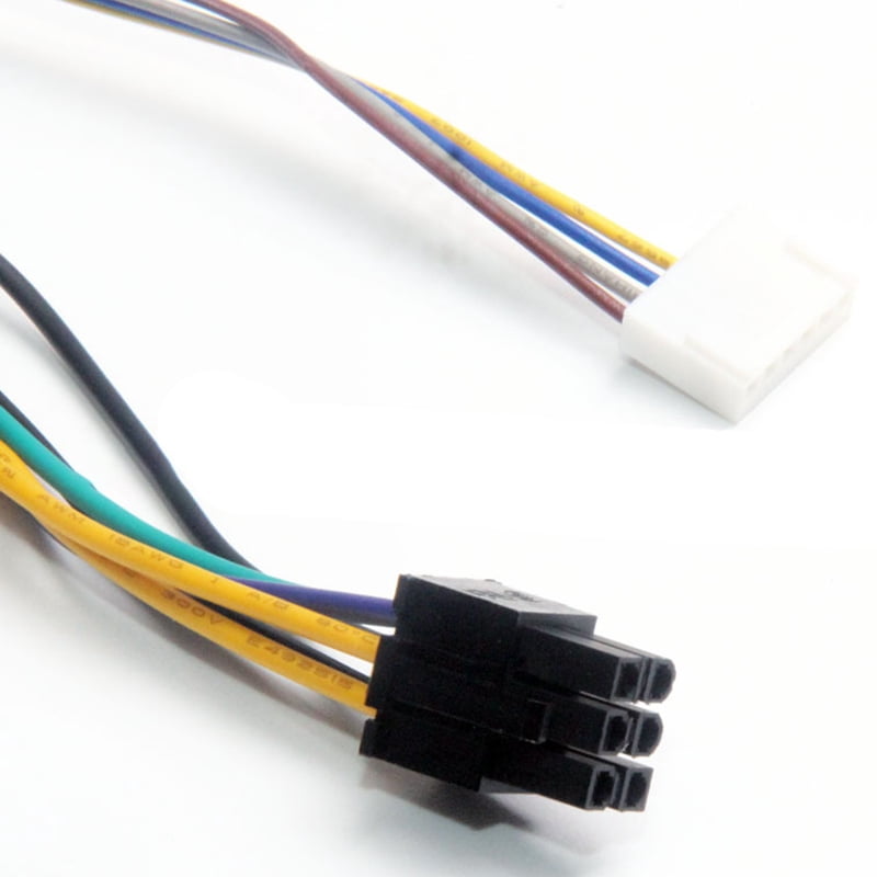 30CM Modular Power Supply Cable ATX 24Pin 24 Pin Female to 6Pin 6-Pin ...