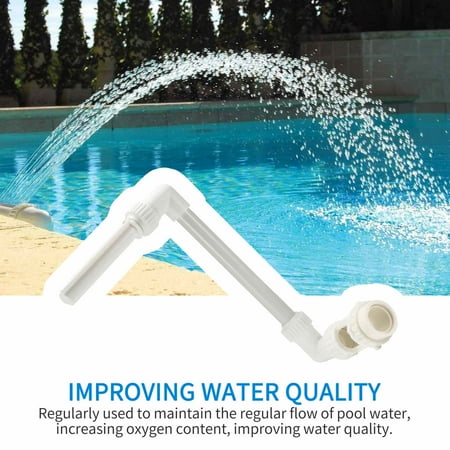 Swimming Pool Waterfall Fountain Kit Easy Installation PVC Safe Tough ...
