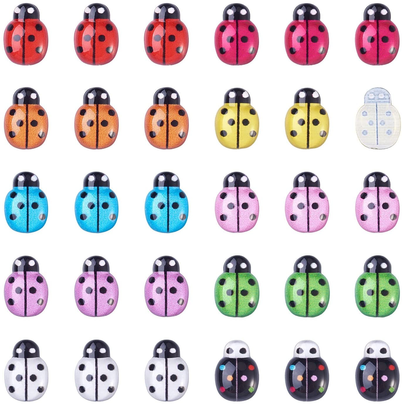 Kids' Crafts Embellishments Ladybug Craft Rainbow Gift Scrapbooking ...