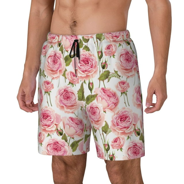 Fotbe Rose Flowers Traje de Baño para Hombre – Shorts de Natación de ...