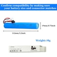Neighborly Nook 7.4V 2000mAh Battery for Splatter Ball Gun Airsoft Gel ...