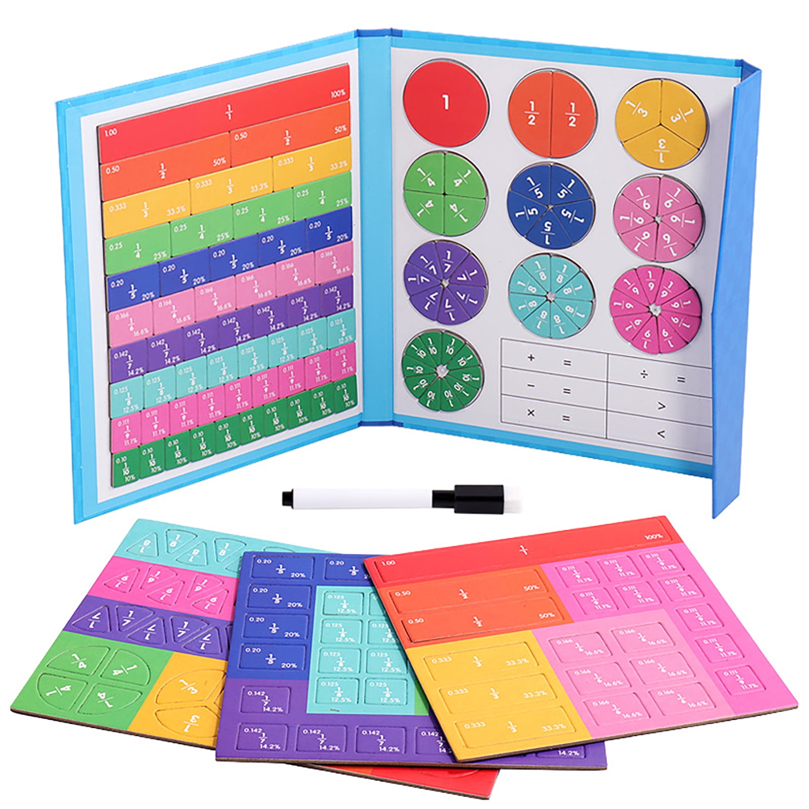 Click here for Amyove Magnetic Fractions Activities Class Set Mag... prices