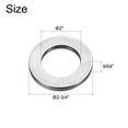 4 Sets NTA3244+2TRA Thrust Needle Roller Bearings, 2 x 2-3/4 x 5/64 ...