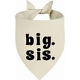 Big Sister Dog Bandana Beige XLarge 1PCS, Adjustable Triangle Scarf ...