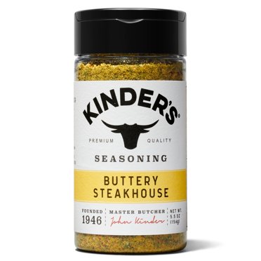 Kinder's Buttery Steakhouse Seasoning 9.5 Oz with Real Butter and Herbs ...