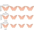 12Pcs 3D Butterfly Wall Decals Set, Gold/Rose Gold/Silver Holographic ...