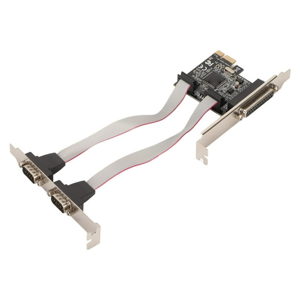 PCIE To RS232 And Parallel Port Card, PCIe Combo Serial Parallel ...