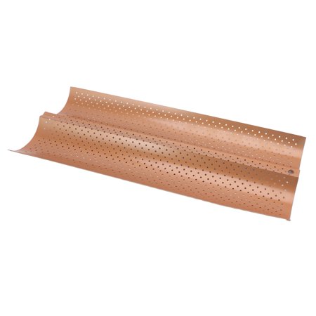 Baguette Baking Pan, Carbon Steel Baguette Pan Perforated 2 Slots For ...