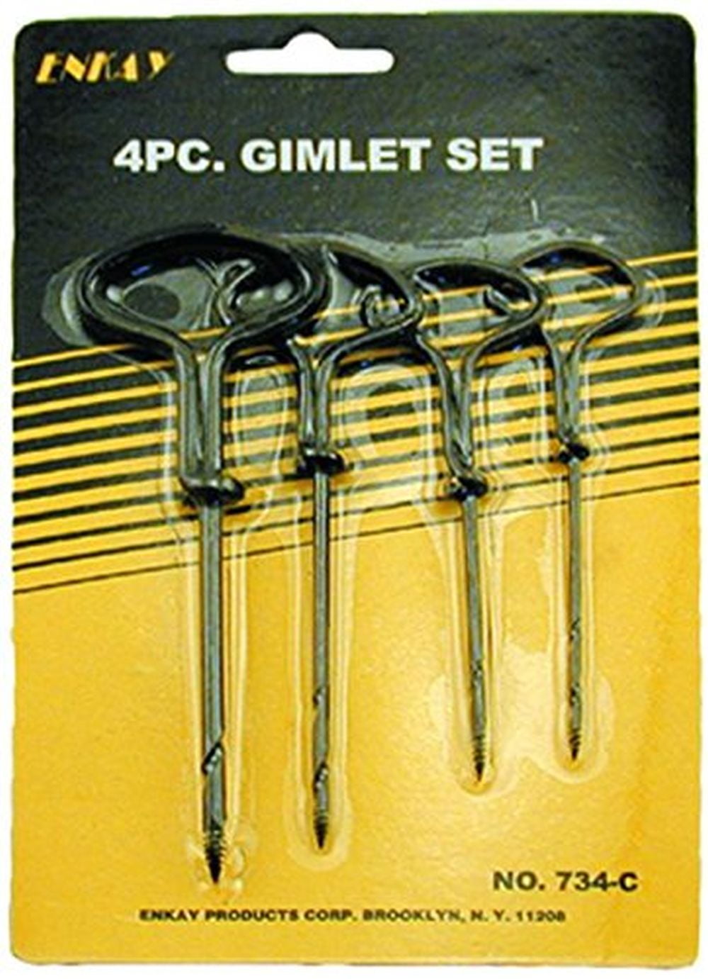 Enkay 734-C Gimlet Set, Carded, 4PC - Walmart.com