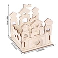 Classroom Rewards 12 Set DIY Wooden Painting Crafts Kit Blank Castle ...