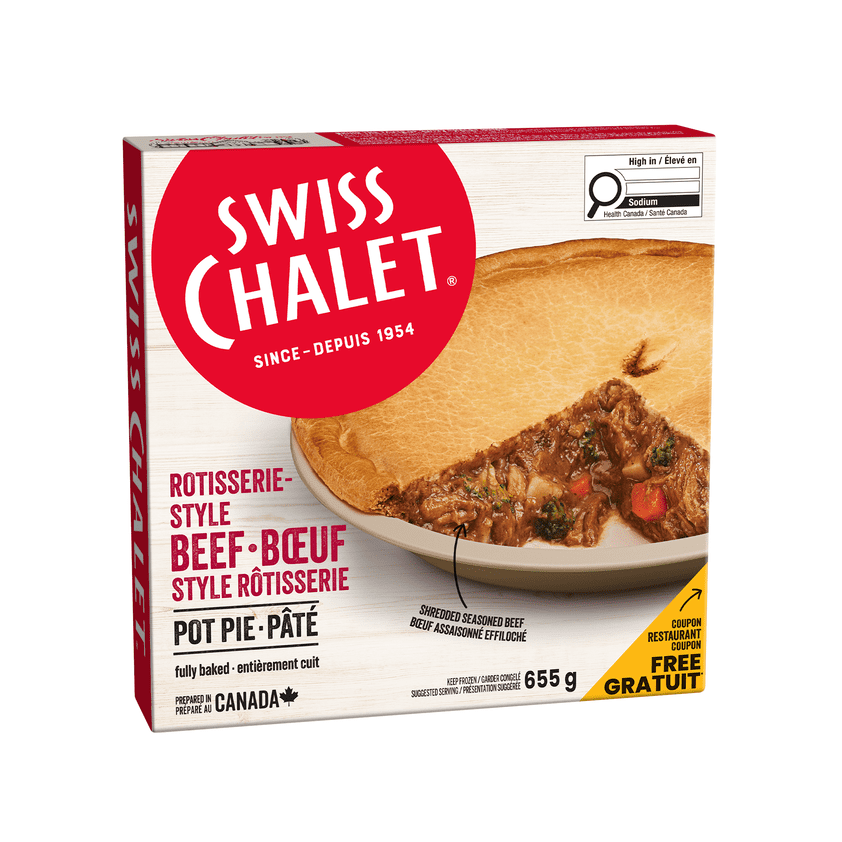 Click here for Swiss Chalet Rotisserie Style Beef Pot Pie 655 G prices