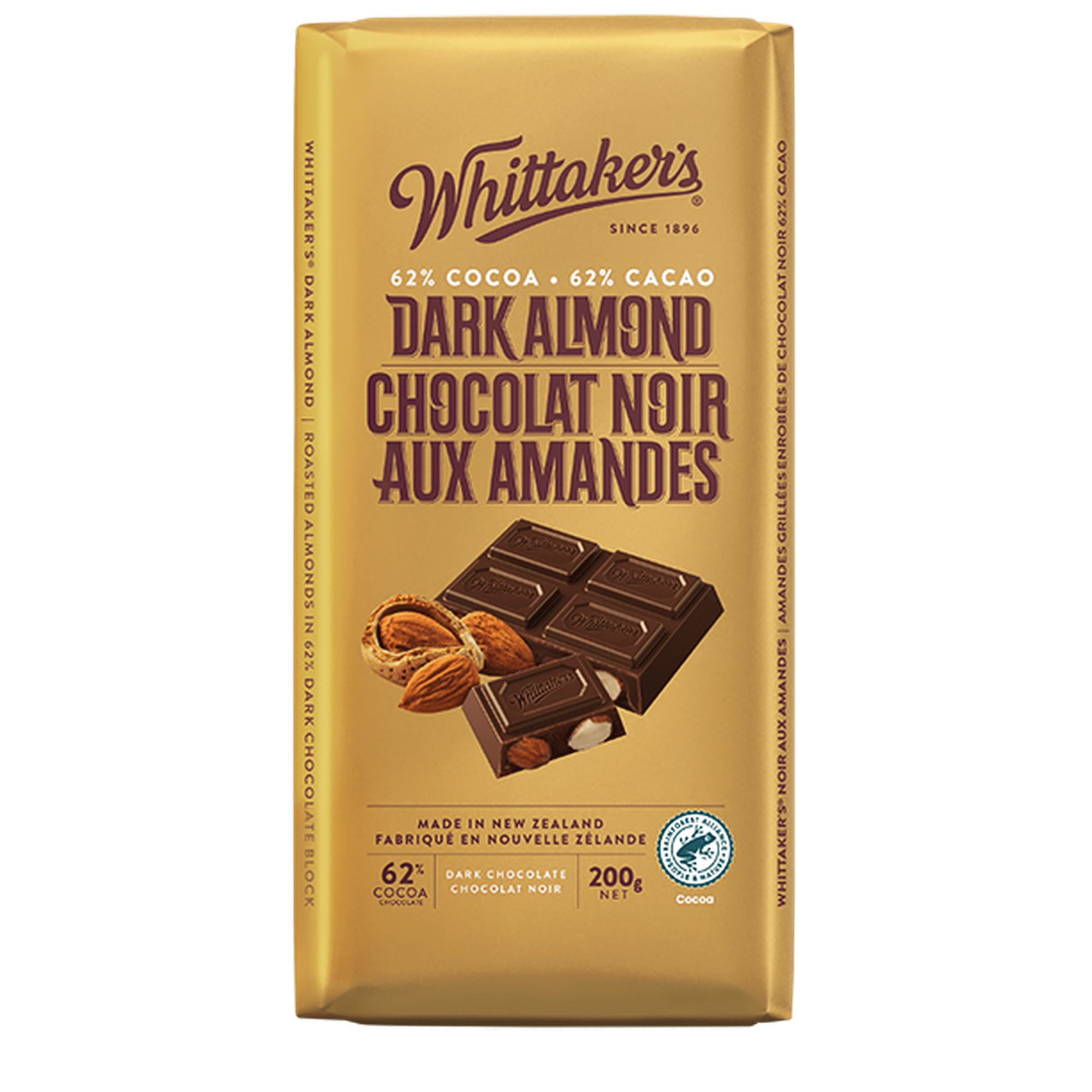 Click here for Whittakers Dark Almond Block  200 Gram 200g prices