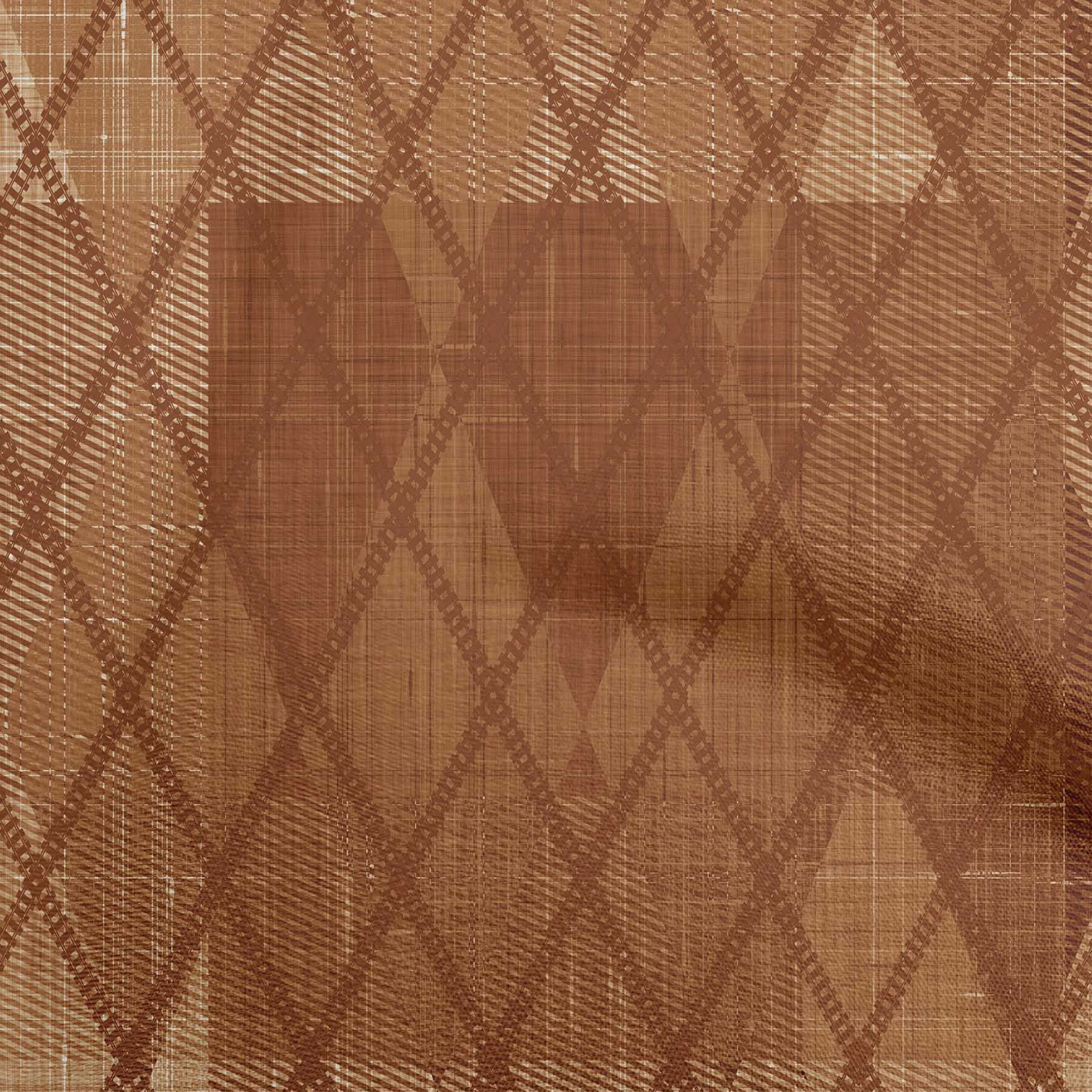 oneOone Velvet Brown Fabric Argyle Fabric For Sewing Printed Craft ...
